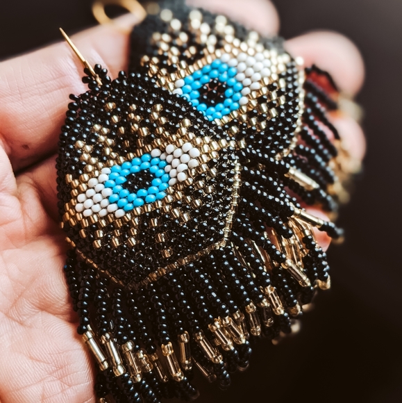 Jewelry | Evil Eye Boho Beaded Earrings | Poshmark